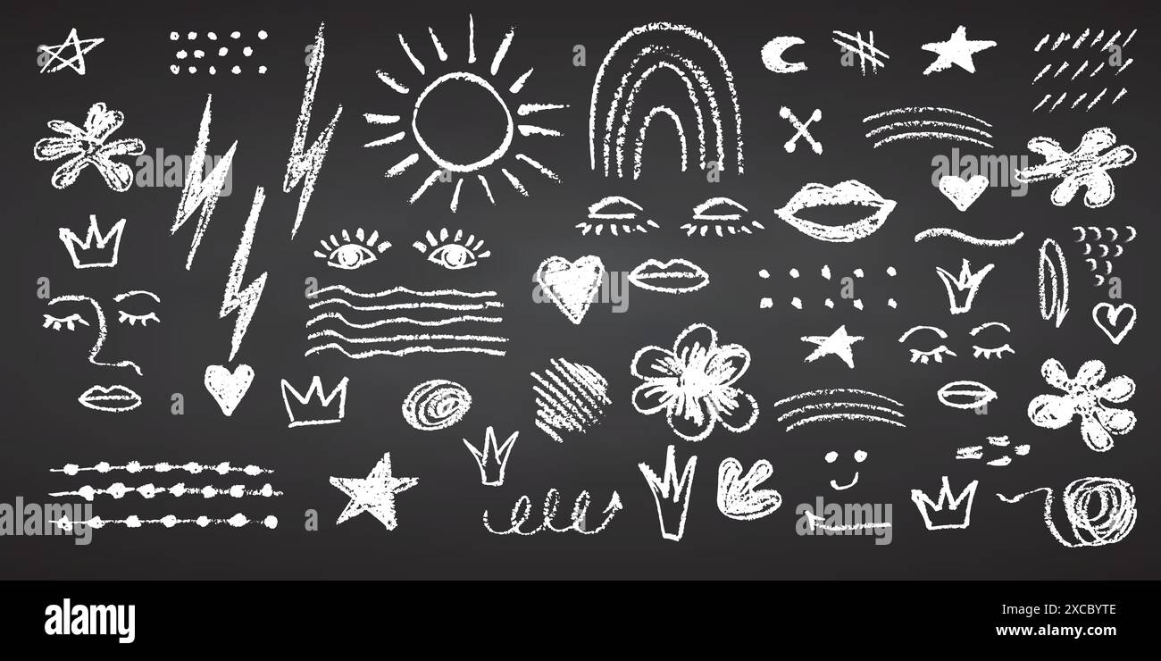 Charcoal pencil hand drawing curly groovy shapes, splash and squiggles ...