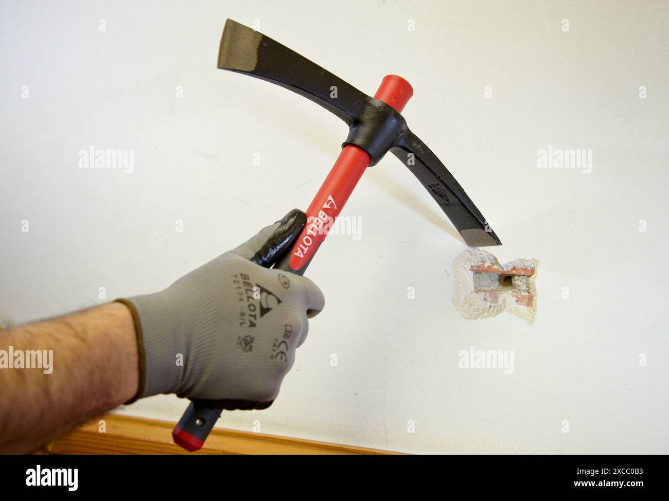 Pickaxe, construction tool Stock Photo - Alamy