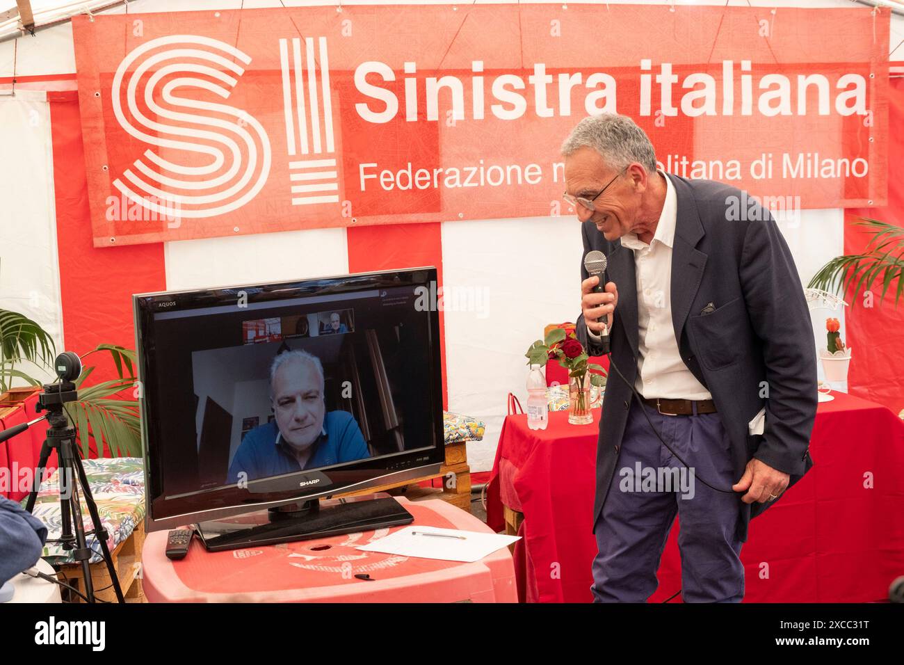 Milano, Italia. 16th June, 2024. Cooperativa Labriola. Via Falck 51 ...