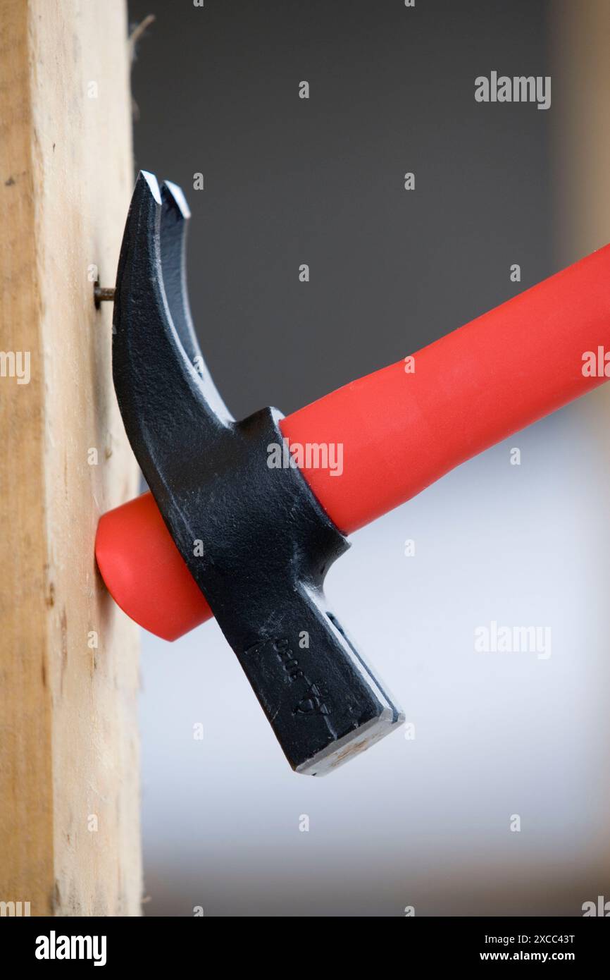 Hammer. Building construction Stock Photo - Alamy