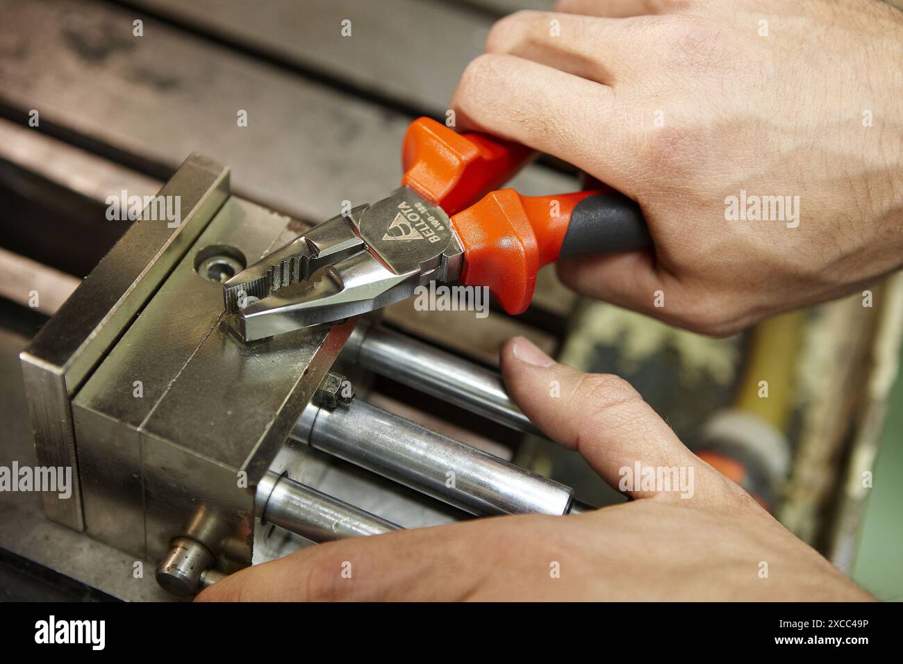 Close up persons hand adjusting hi-res stock photography and images - Alamy