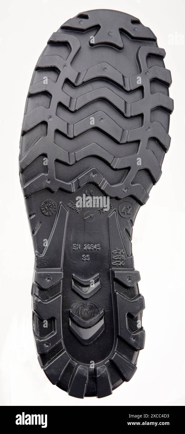 PPE (Personal Protective Equipment), sole of safety boot Stock Photo ...