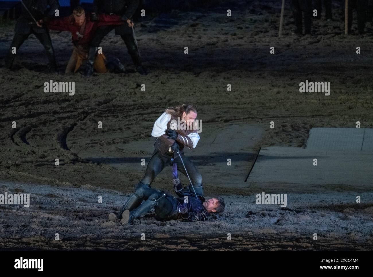 15 June 2024, Mecklenburg-Western Pomerania, Ralswiek: Actor Moritz ...