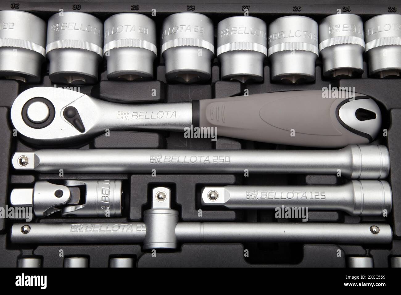 Socket spanners, Industrial hand tool Stock Photo - Alamy