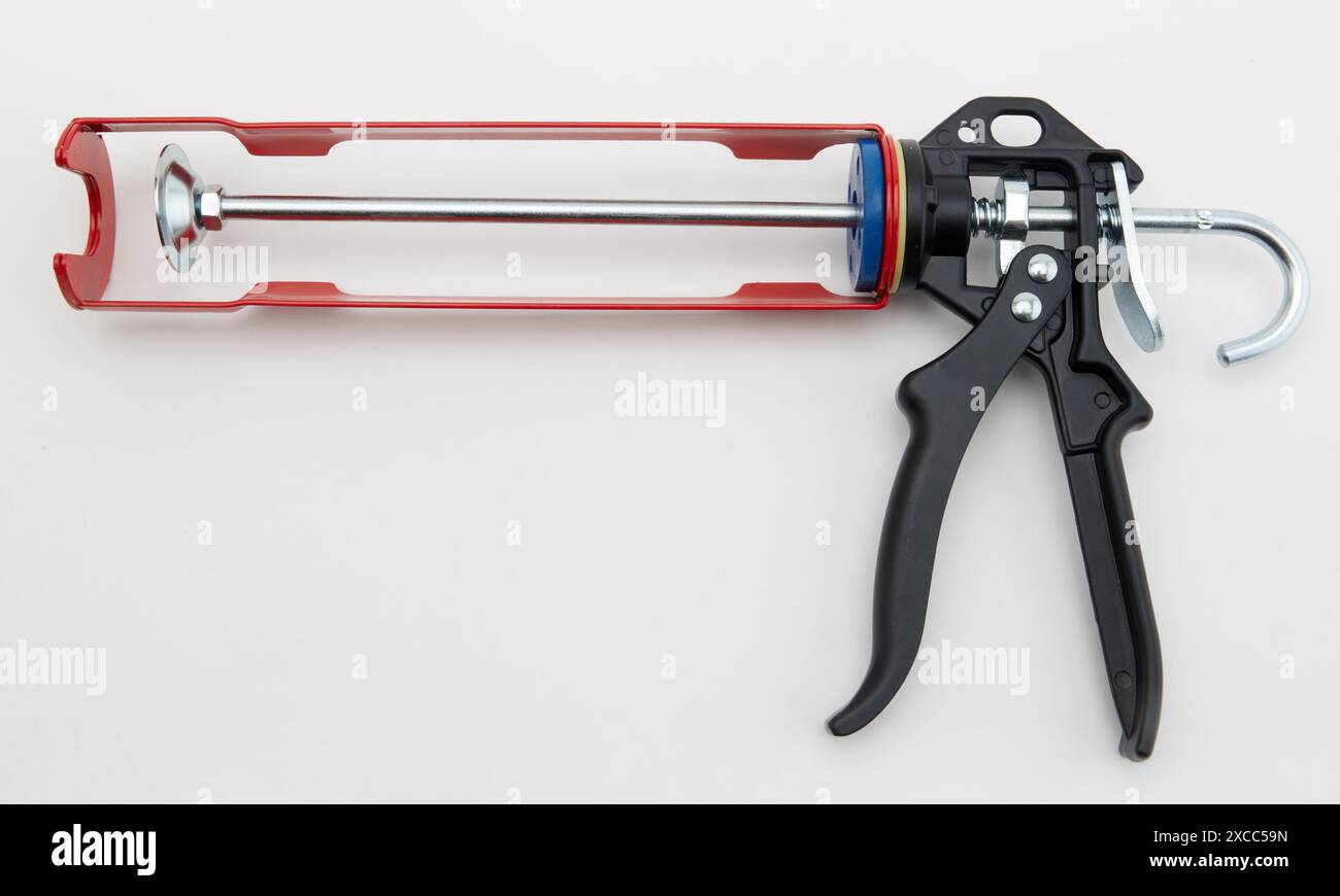 Caulking Gun, Silicone gun applicator Stock Photo - Alamy
