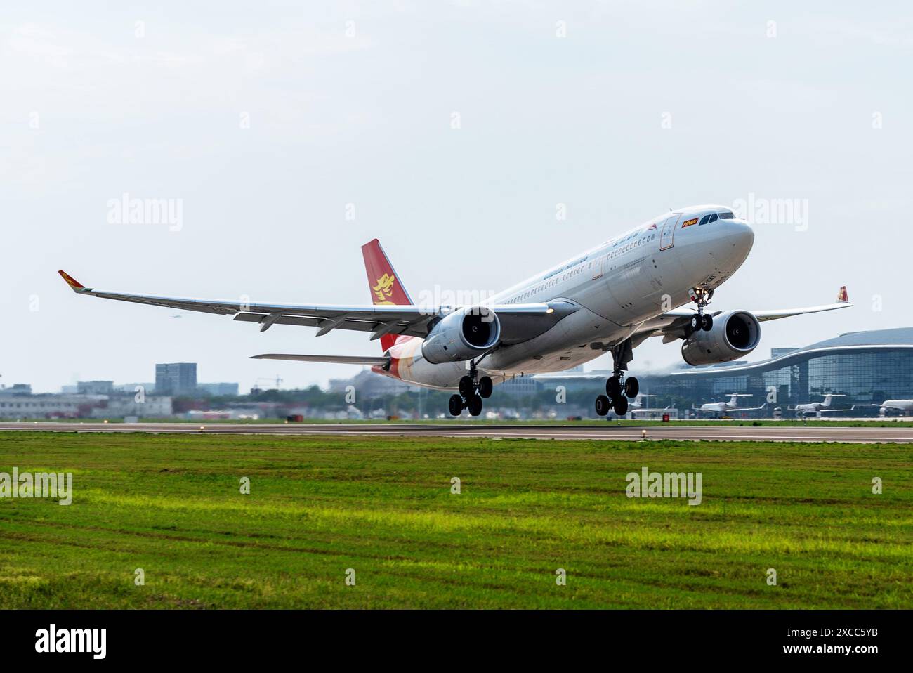 HANGZHOU, CHINA - JUNE 16, 2024 - The Airbus A350-200 of Capital ...