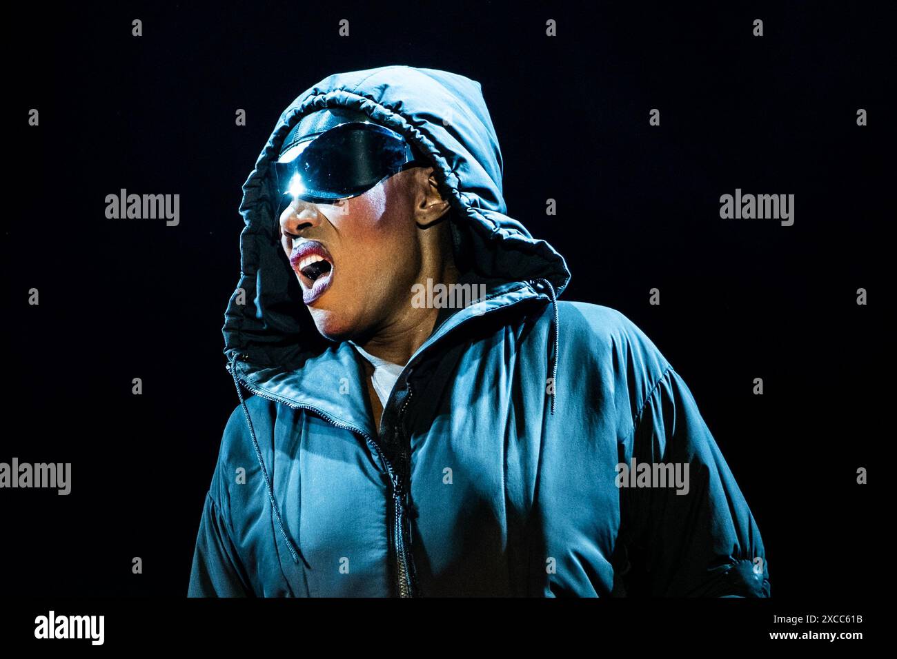 Kvaerndrup, Denmark. 15th June, 2024. Grace Jones lukker Greenfield paa ...