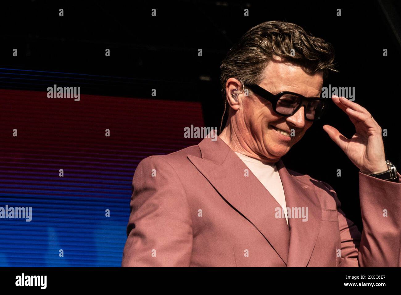 Kvaerndrup, Denmark. 15th June, 2024. Rick Astley parties with the ...