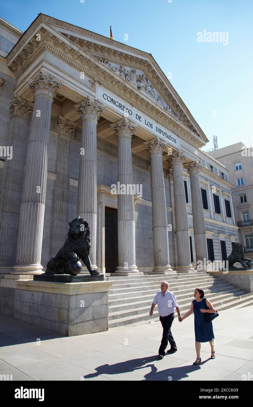 Congress of Deputies, Palace of the Spanish Parliament, Madrid, Spain ...