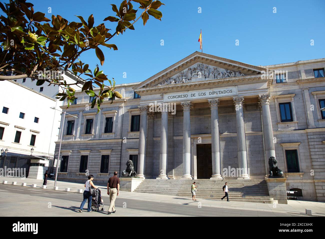 Congress of Deputies, Palace of the Spanish Parliament, Madrid, Spain ...