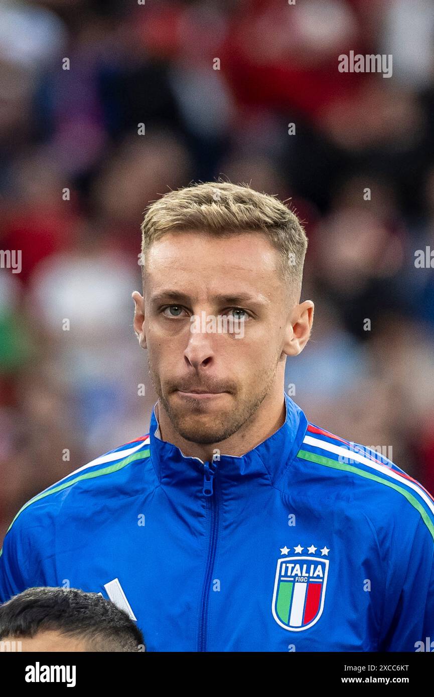 Davide Frattesi (Italy) during the UEFA Euro Germany 2024 match between ...