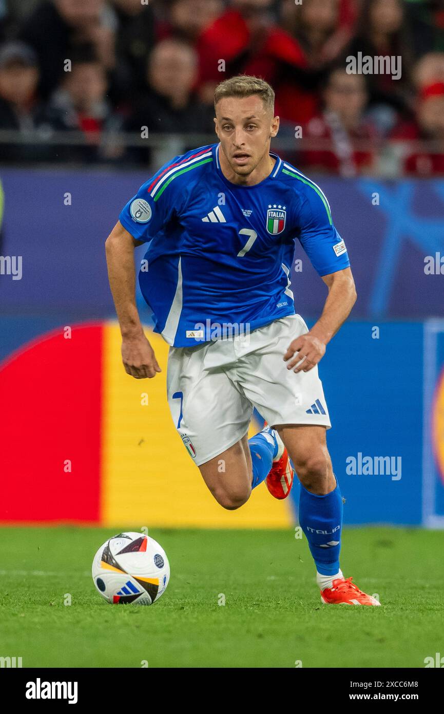 Davide Frattesi (Italy) during the UEFA Euro Germany 2024 match between ...