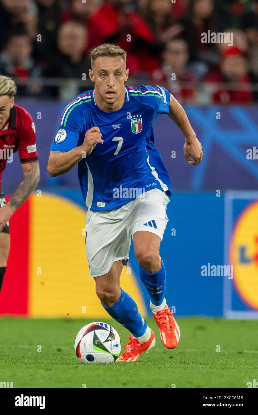 Davide Frattesi (Italy) during the UEFA Euro Germany 2024 match between ...