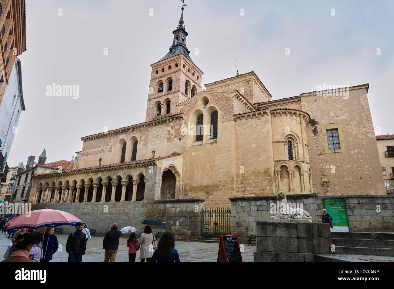 San Martin Church, Plaza San Martin, Segovia, Castilla Leon, Spain ...