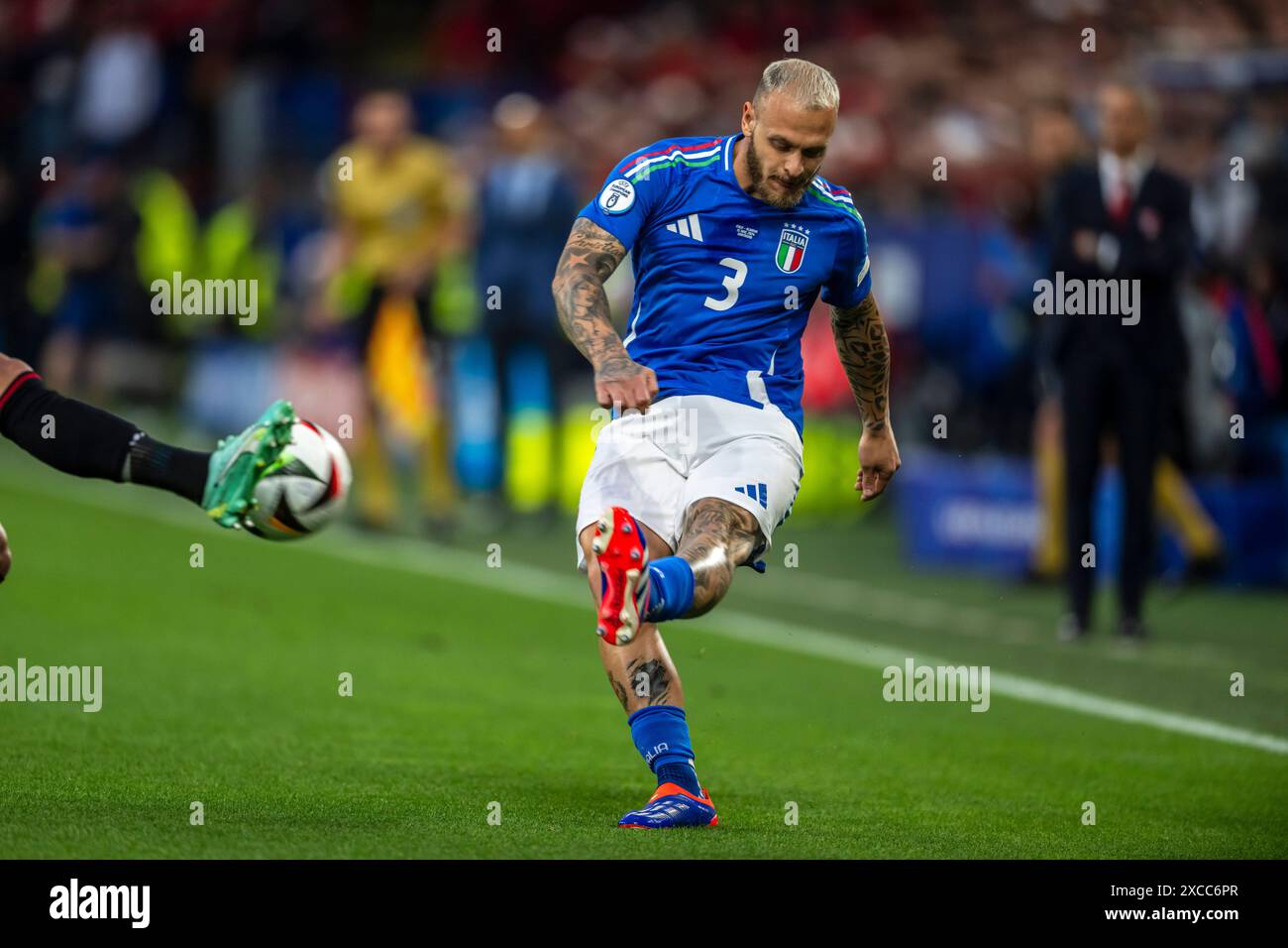 Federico Dimarco (Italy) during the UEFA Euro Germany 2024 match ...