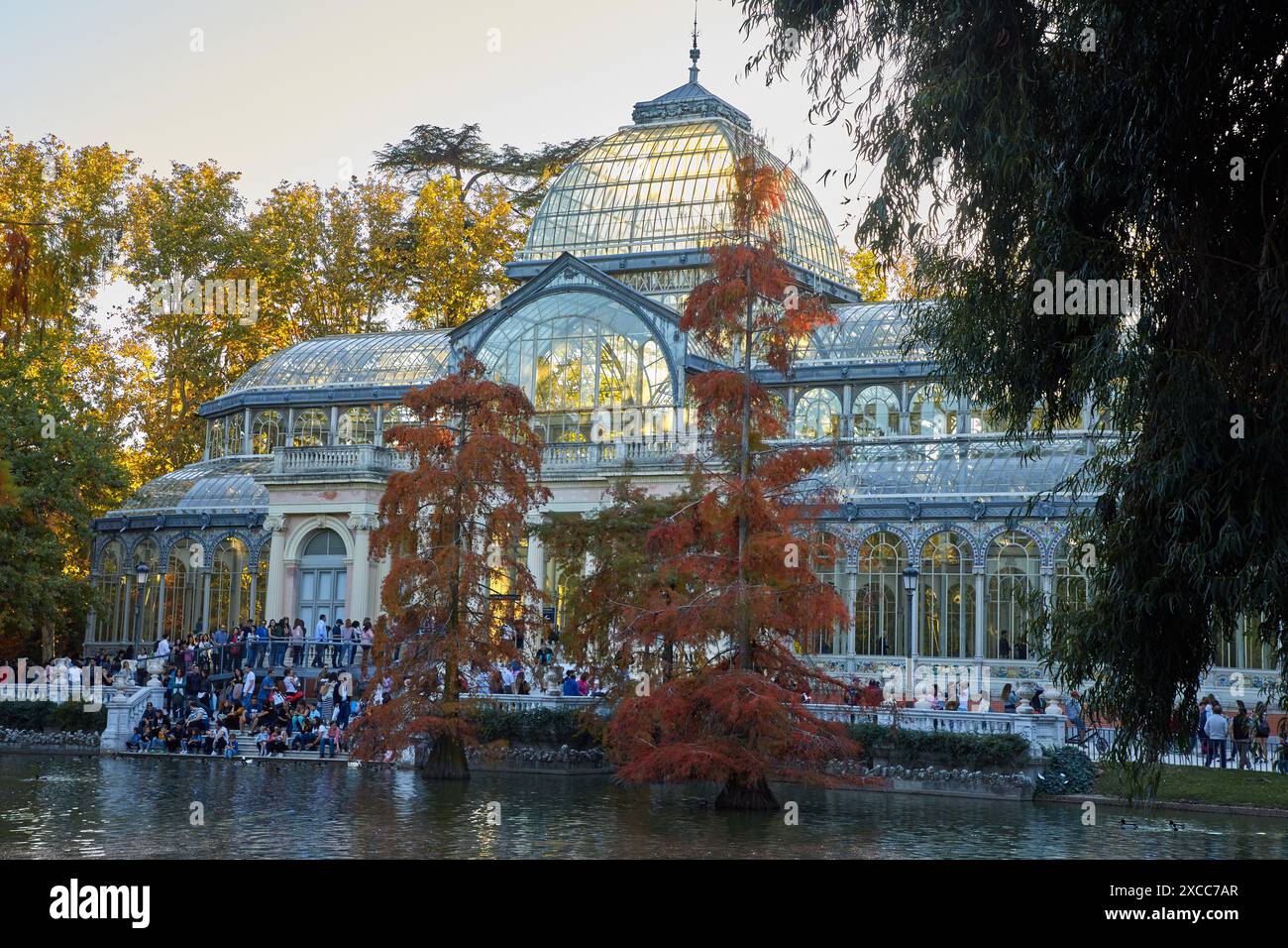 Palacio de Cristal, Parque del Retiro, Madrid, Spain, Europe Stock ...