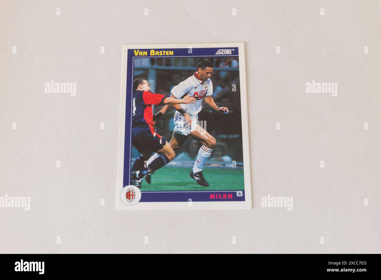 Sticker of Marco Van Baster, football legend former player of A.C ...