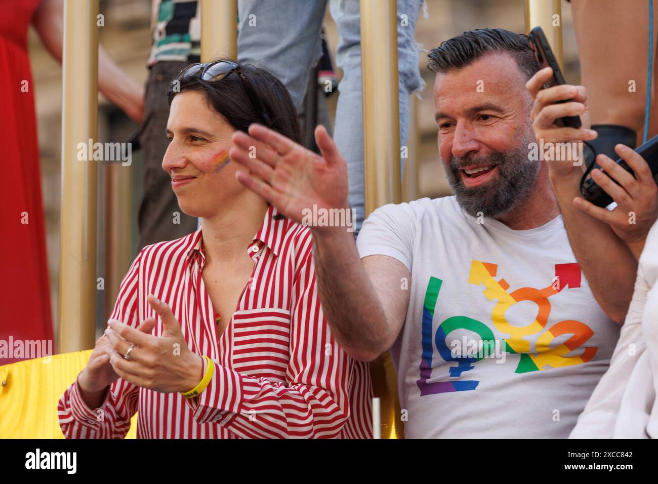 Reportage - Roma Pride 2024 Parade Elly Schlein and Alessandro Zan ...