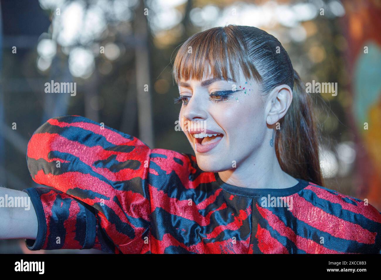 Reportage - Roma Pride 2024 Parade Annalisa taking part in the annual ...
