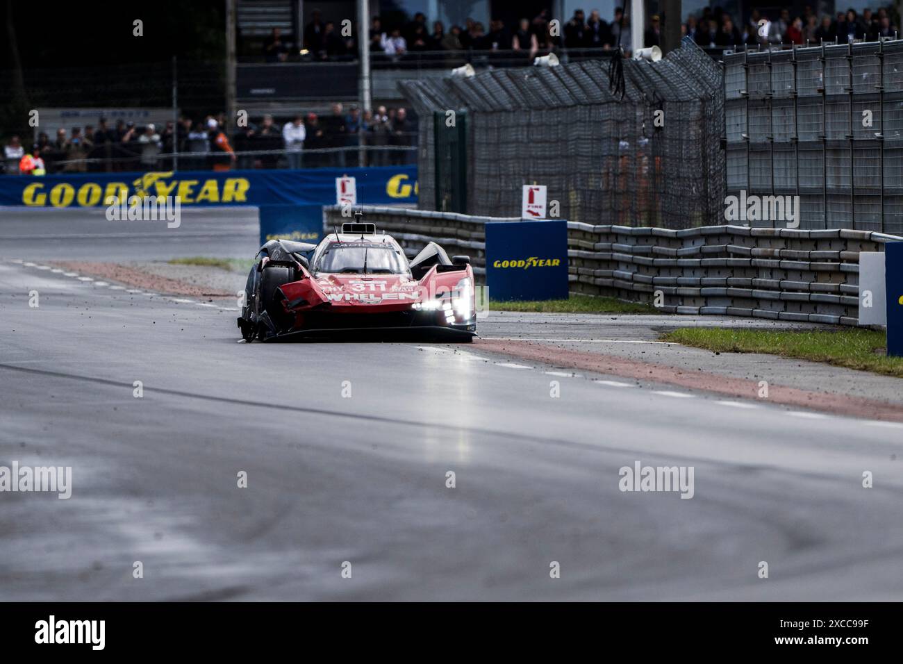 Le Mans, France. 16th June, 2024. 311 DERANI Luis Felipe (bra), AITKEN Jack (gbr), DRUGOVICH ...