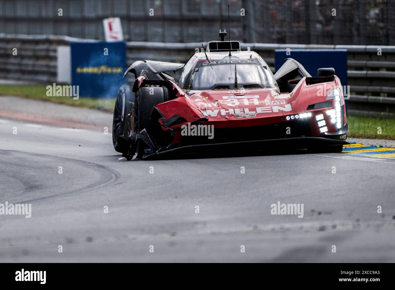 Le Mans, France. 16th June, 2024. 311 DERANI Luis Felipe (bra), AITKEN Jack (gbr), DRUGOVICH ...