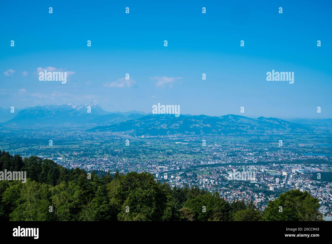 Picturesque view from mountain pfaender hi-res stock photography and ...