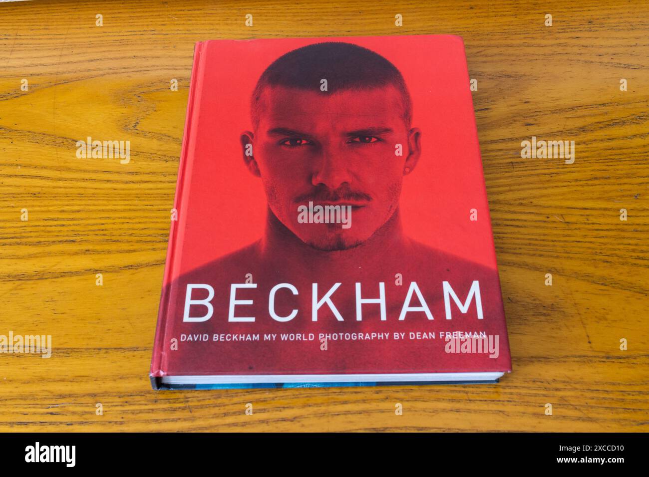 David Beckham autobiography book My World from 2000 Stock Photo - Alamy