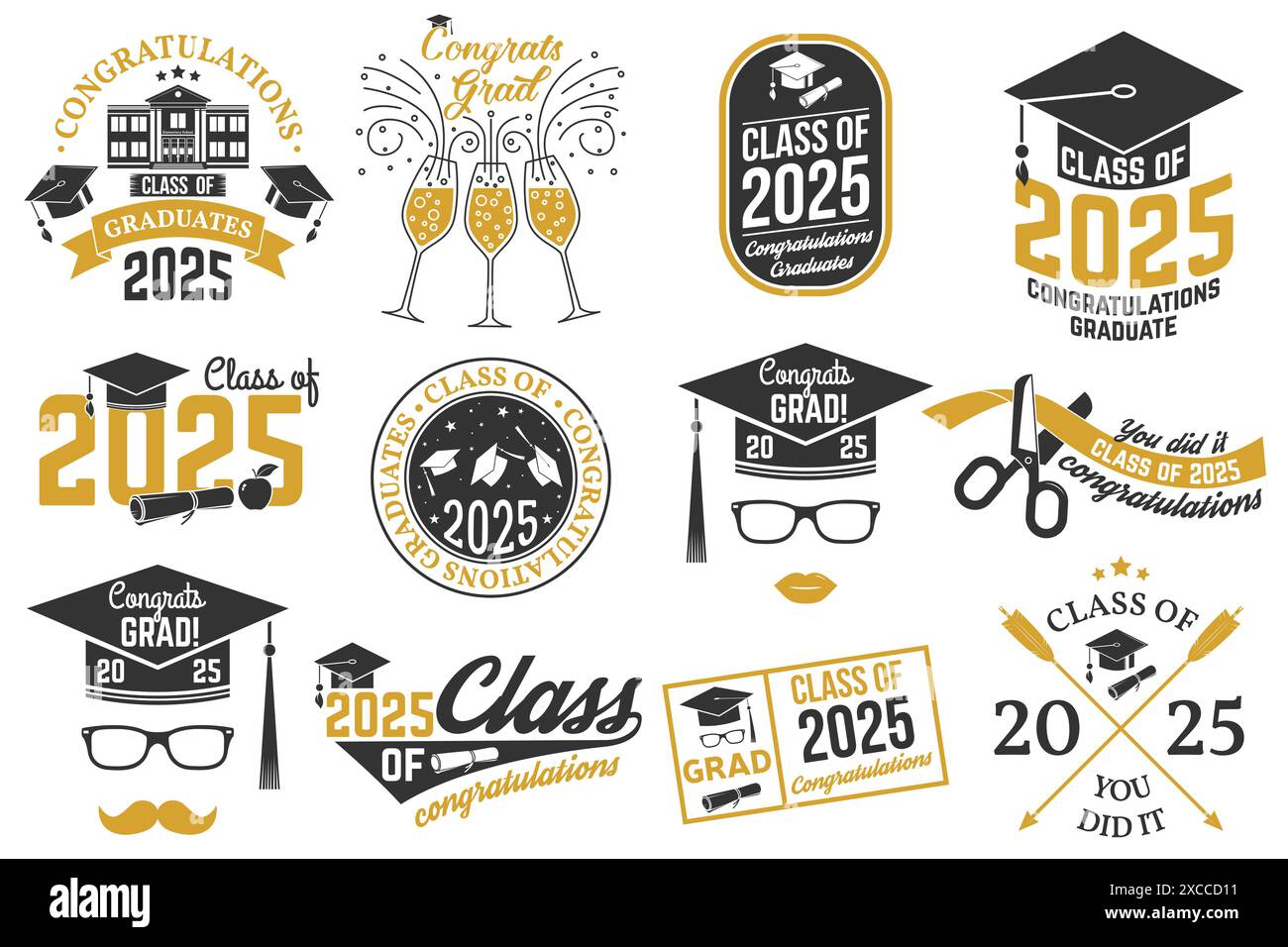 Class of 2025 badge hi-res stock photography and images - Alamy