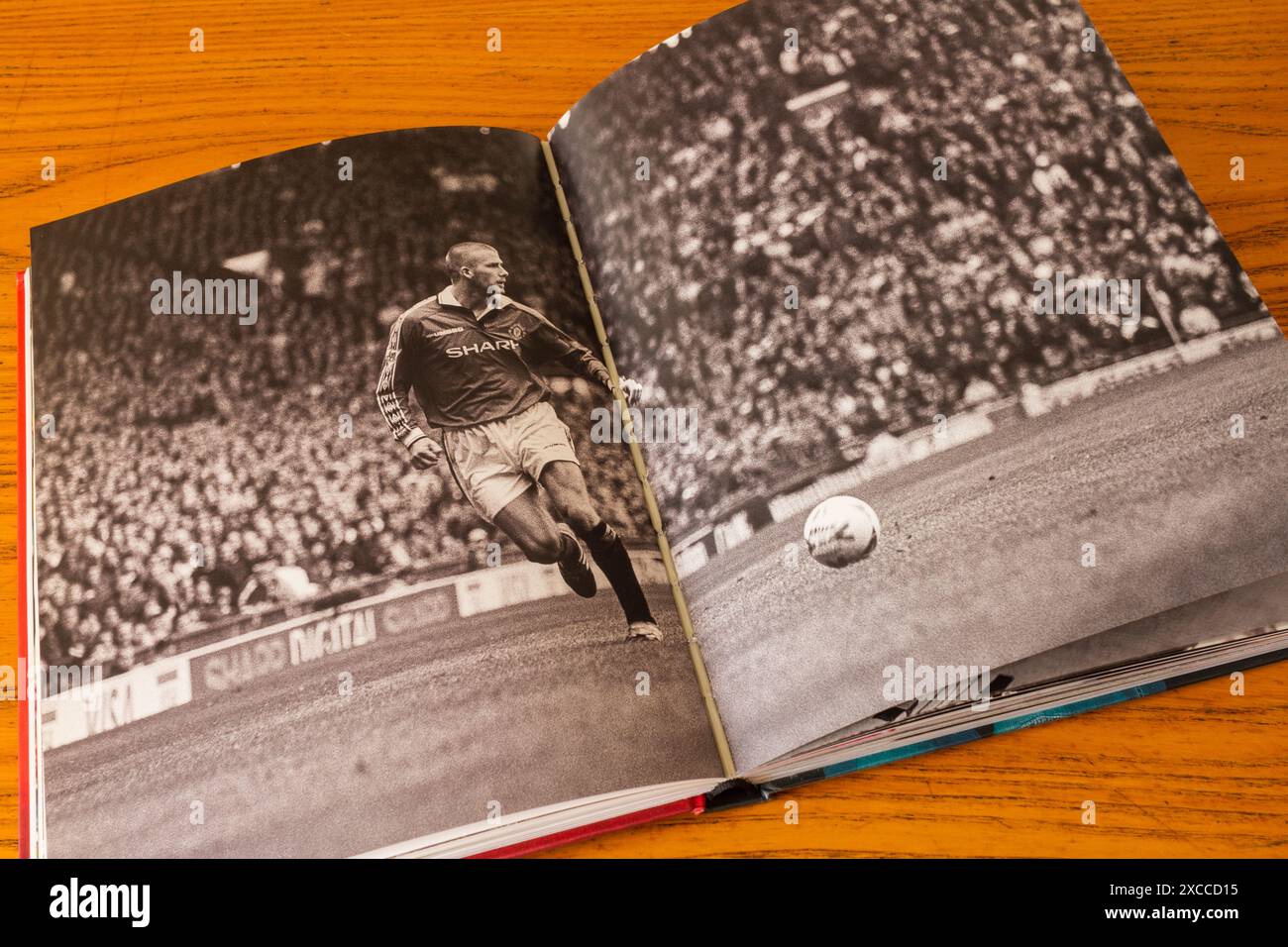 David Beckham autobiography book My World from 2000 Stock Photo - Alamy