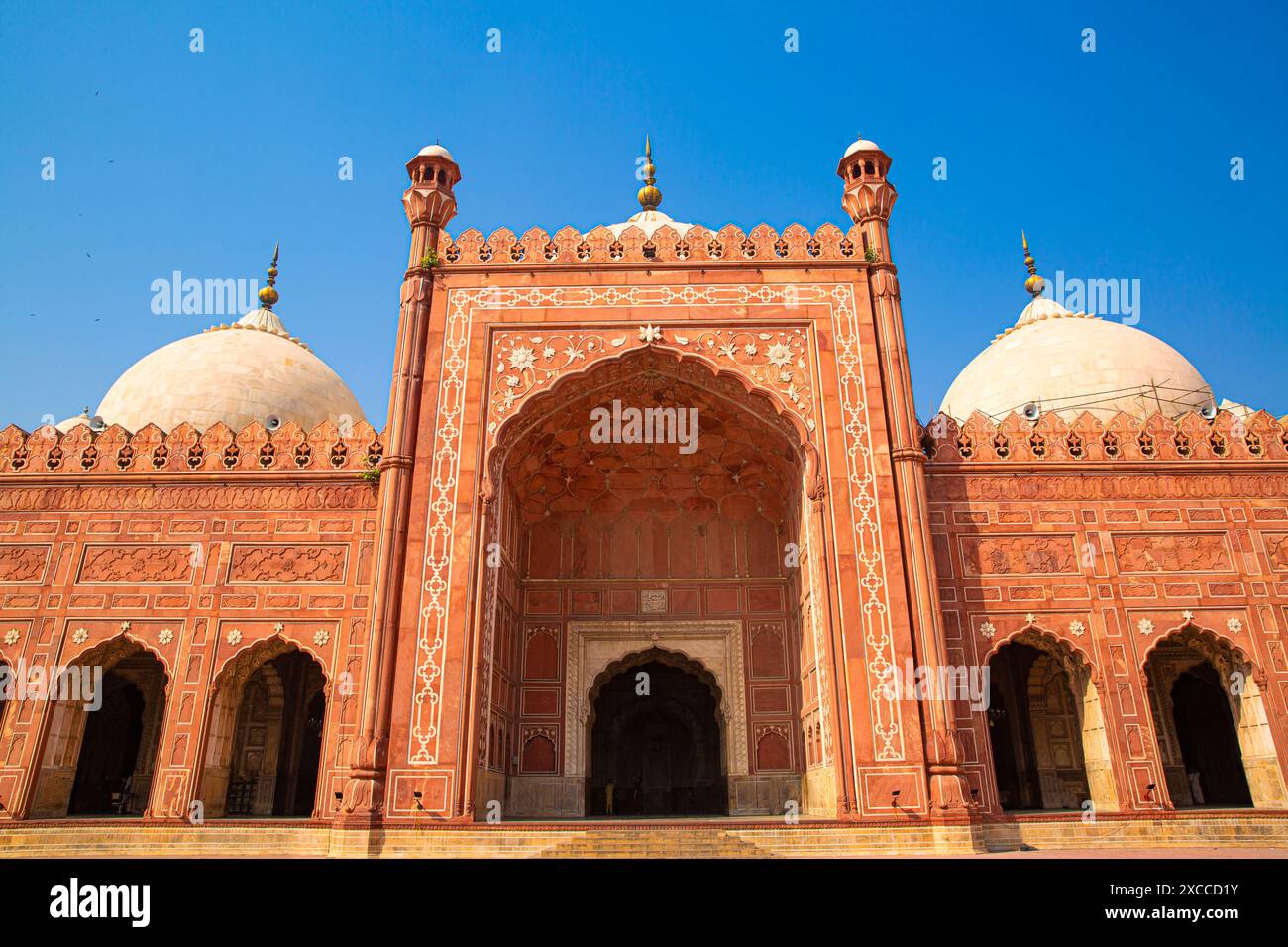 Beautiful Badshahi mosque in Lahore, Punjab, Pakistan. Mughal ...