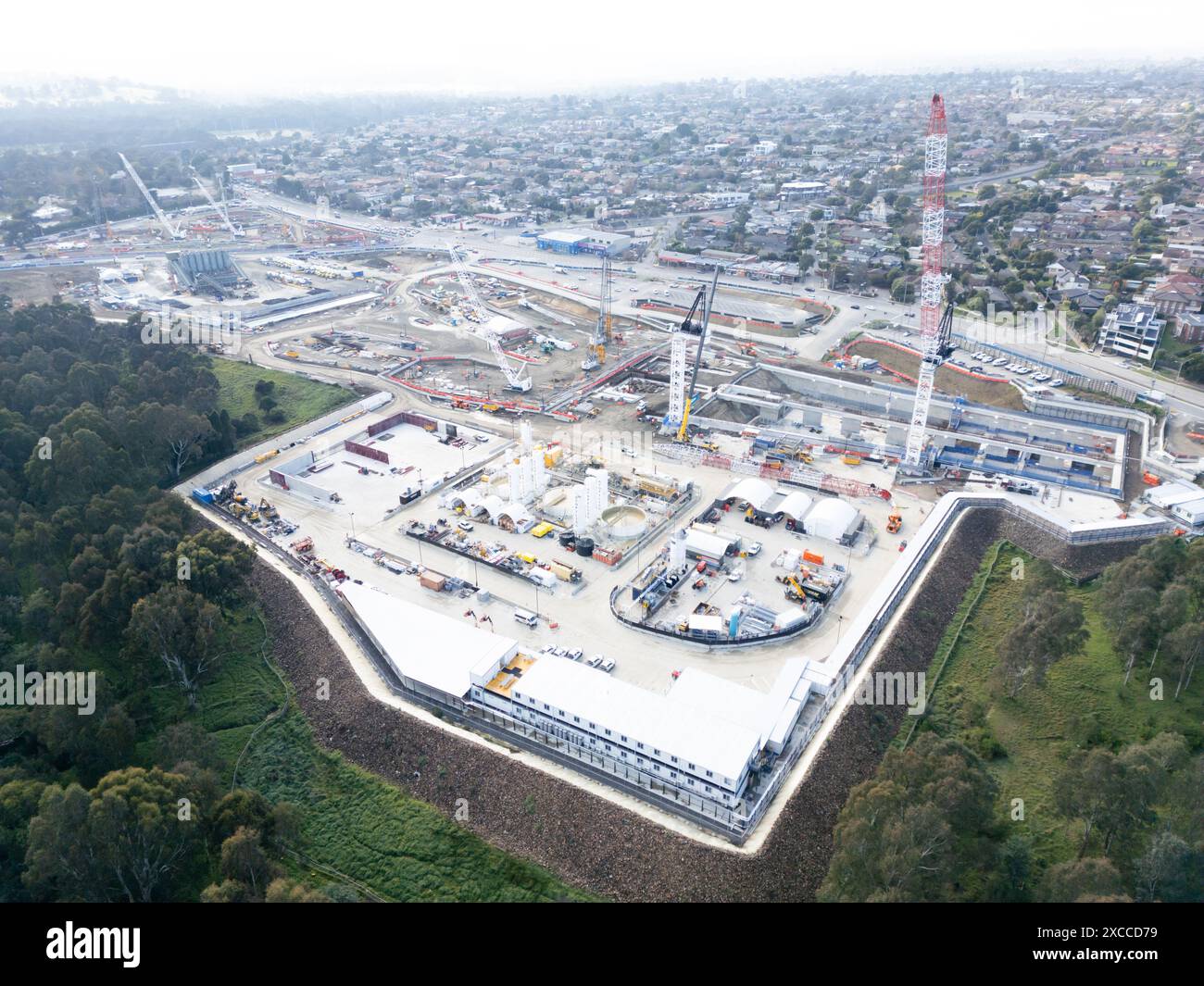 North East Link Under Construction in Melbourne Australia Stock Photo ...