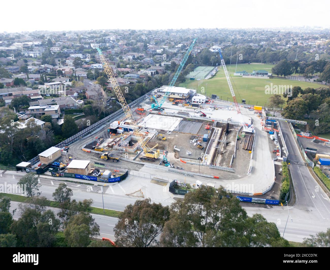 North East Link Under Construction in Melbourne Australia Stock Photo - Alamy