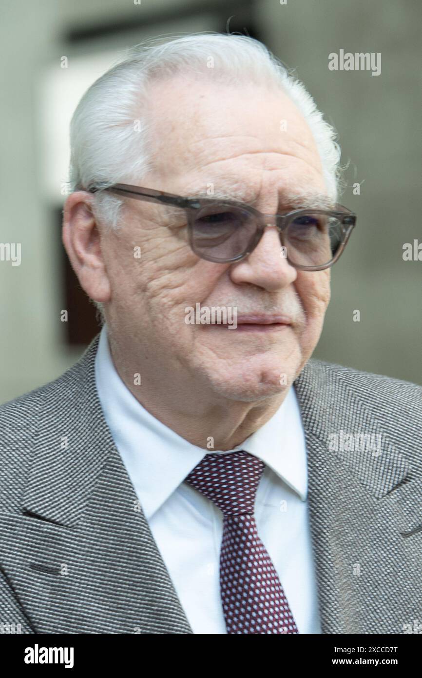 London, UK. 16 Jun 2024. Pictured: Actor Brian Cox departs BBC ...