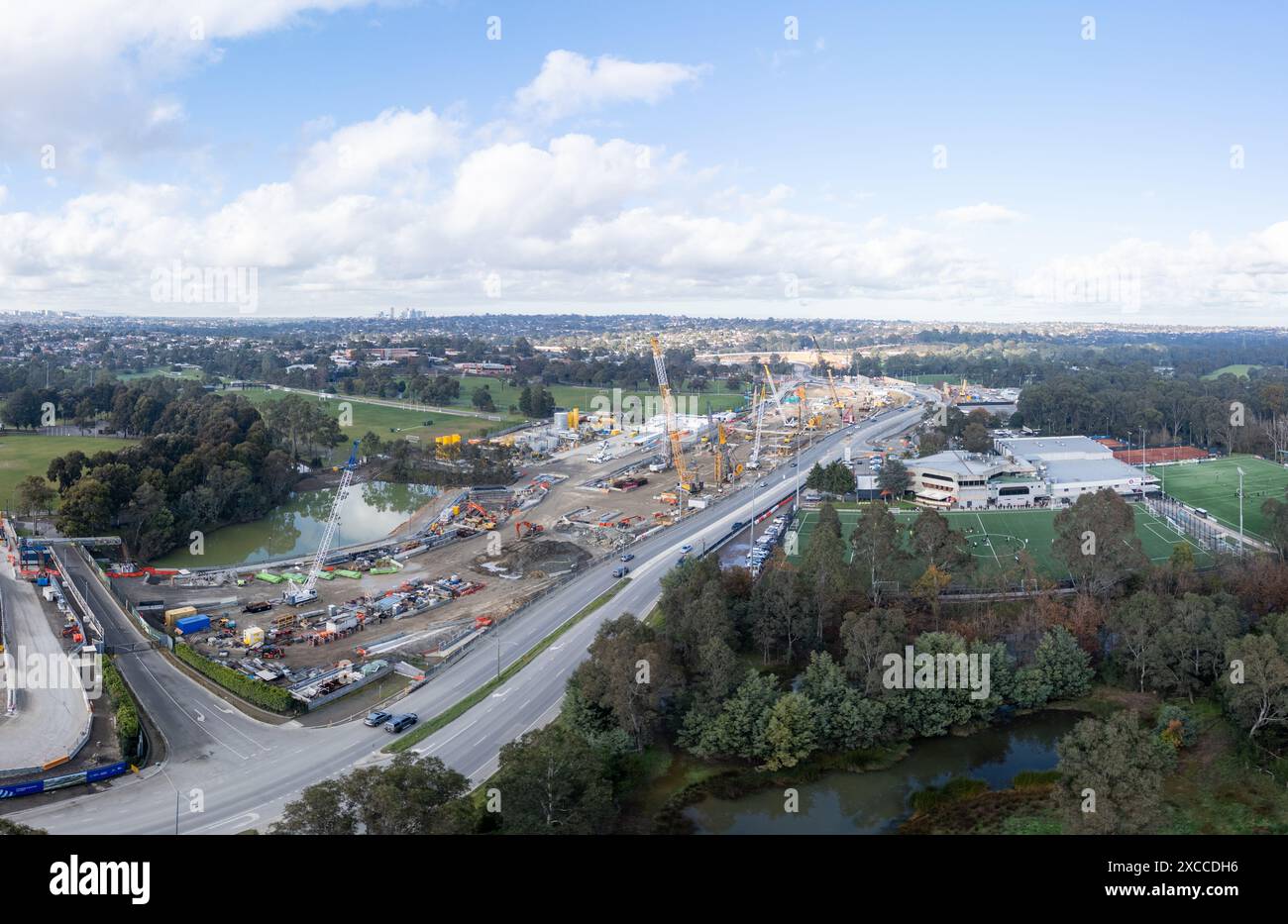 North East Link Under Construction in Melbourne Australia Stock Photo ...