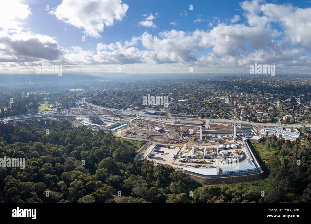 North East Link Under Construction in Melbourne Australia Stock Photo ...