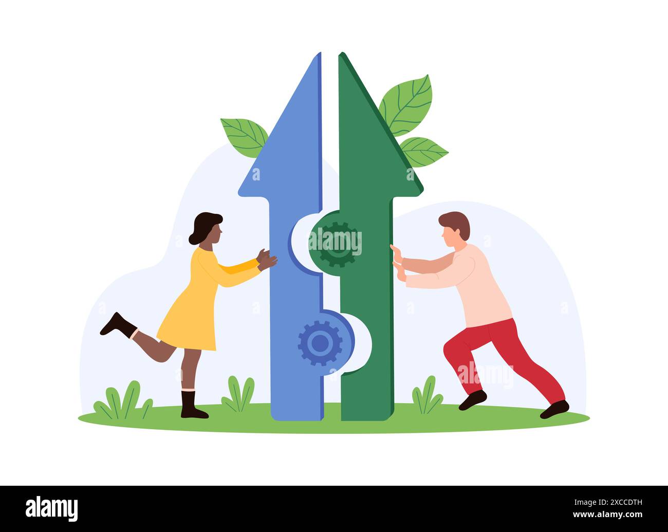 Merge jigsaw Stock Vector Images - Alamy