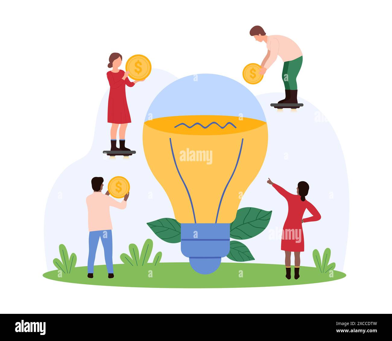 Entrepreneur fill Stock Vector Images - Alamy