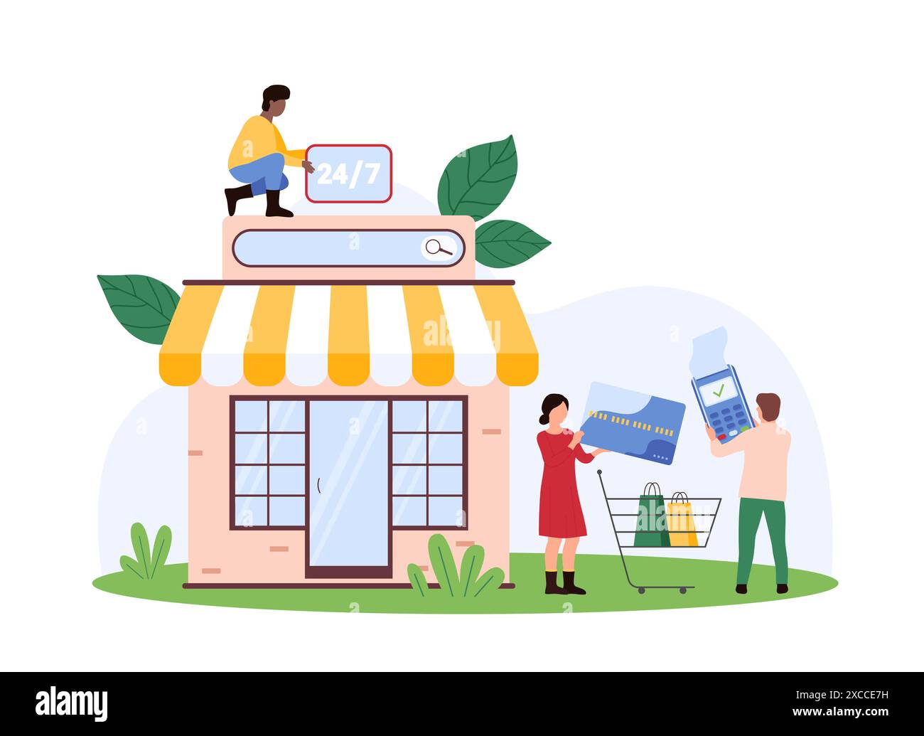 24 7 bags Stock Vector Images - Alamy