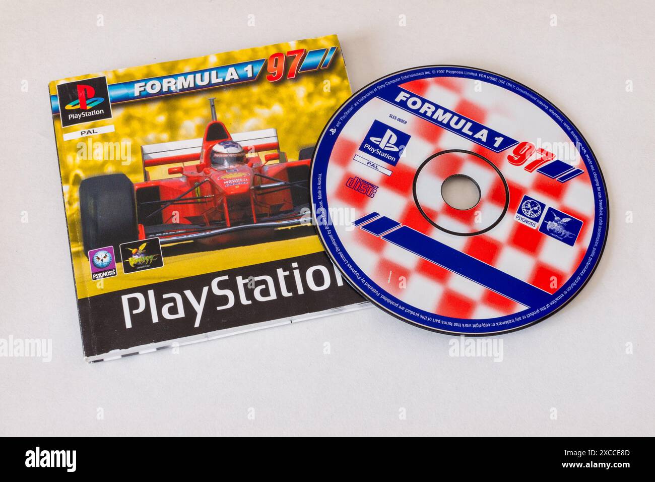 Formula 1 97 videogame for Playstation one Stock Photo - Alamy