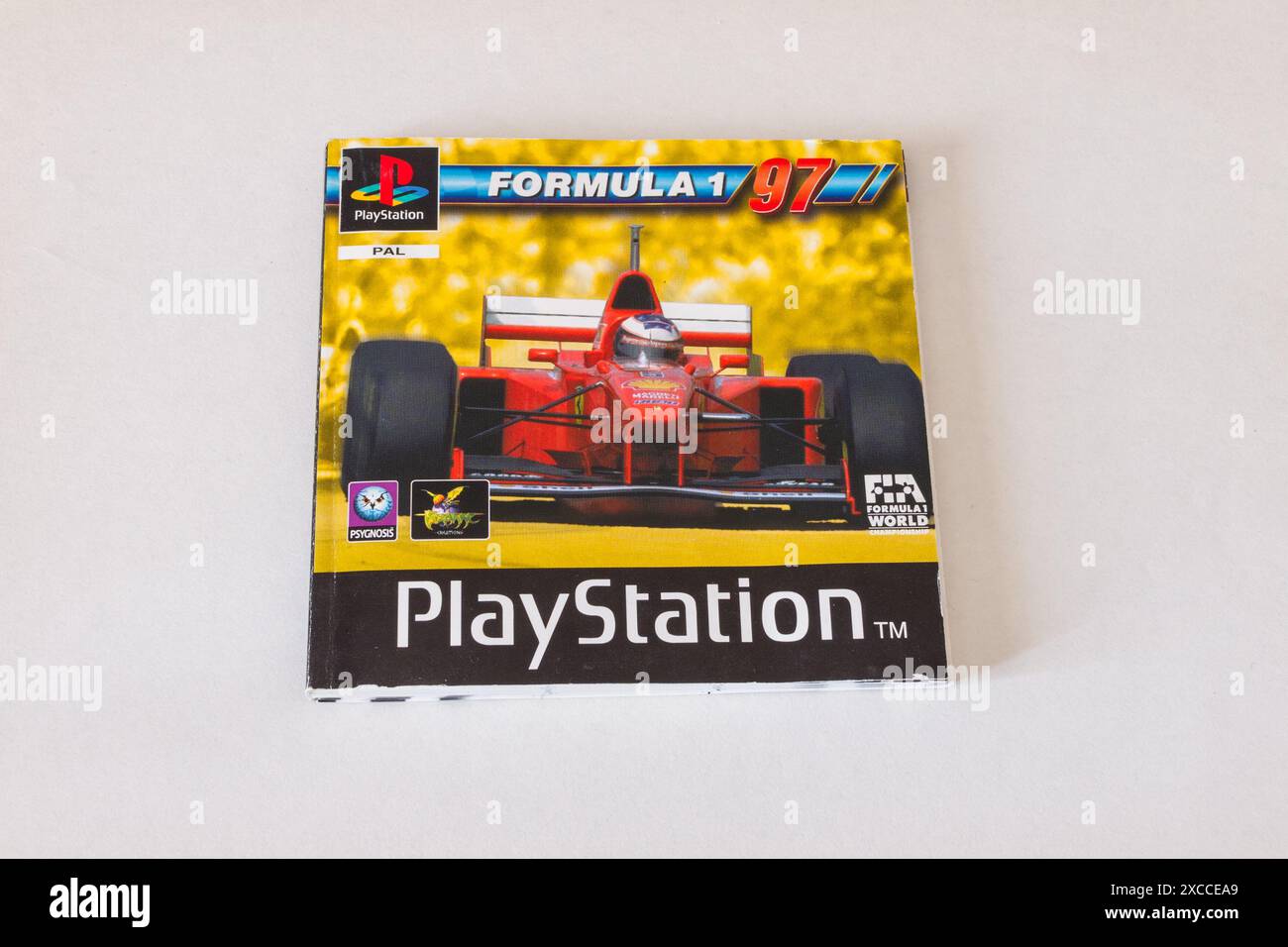 Formula 1 97 videogame for Playstation one Stock Photo - Alamy