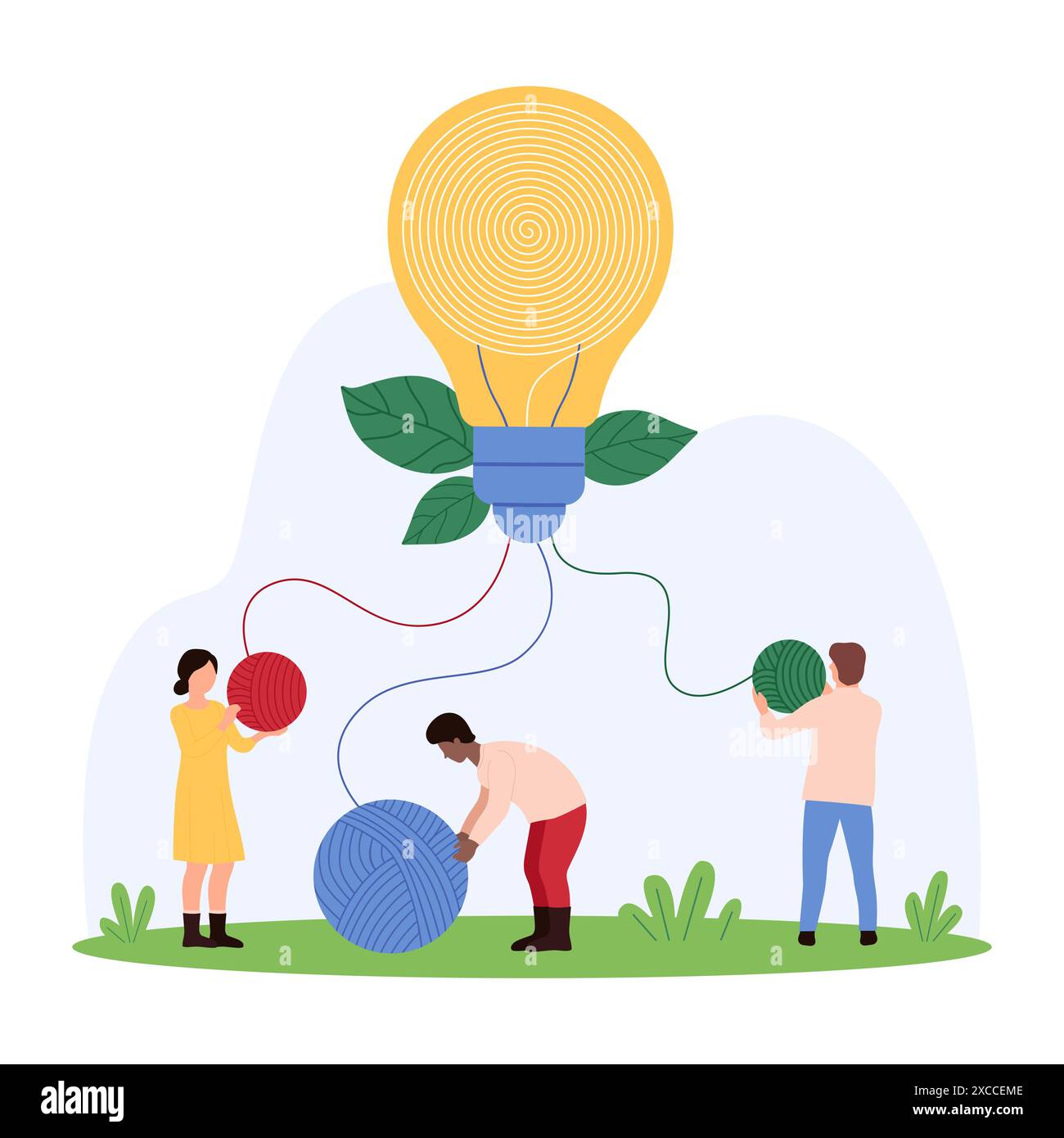 Teamwork on business project, perfect idea and creativity for goal ...