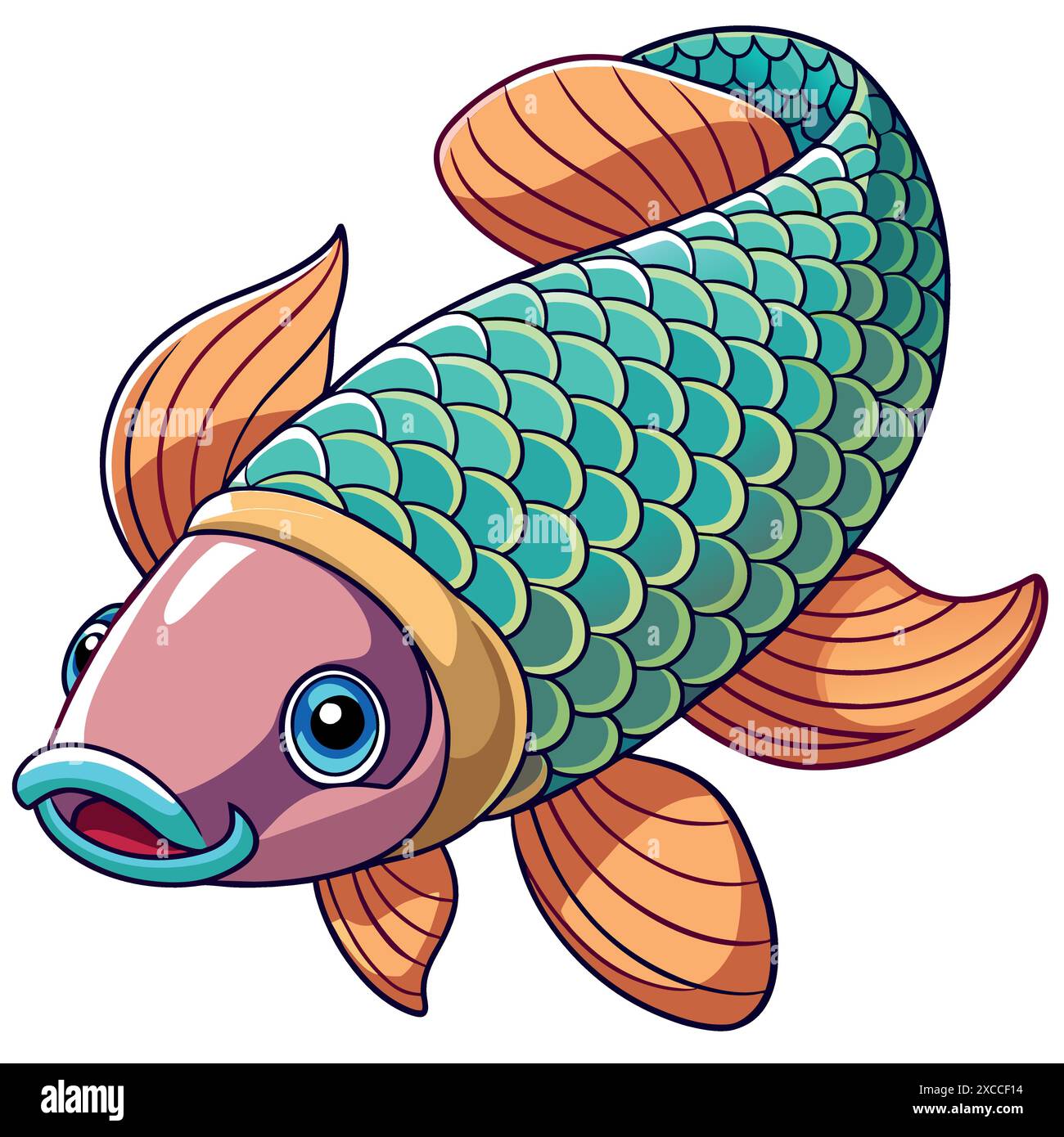 Arapaima fishing Stock Vector Images - Alamy