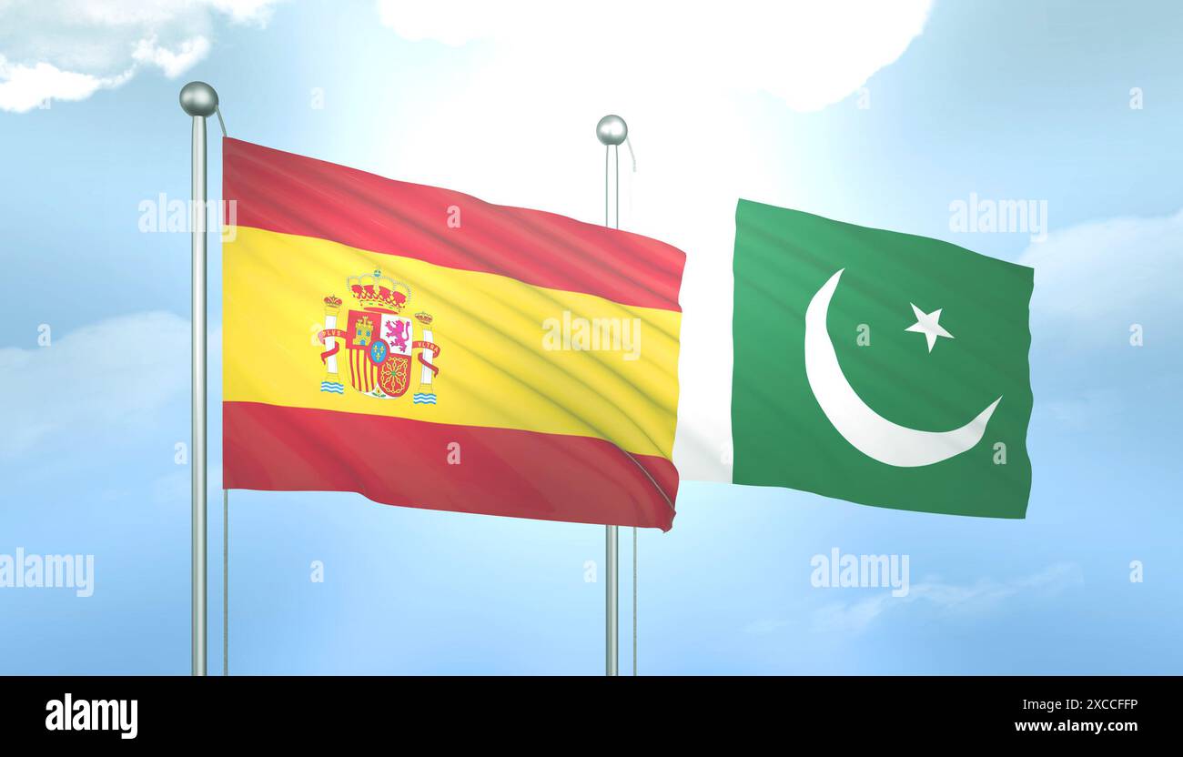 Spain pakistan flag hi-res stock photography and images - Alamy