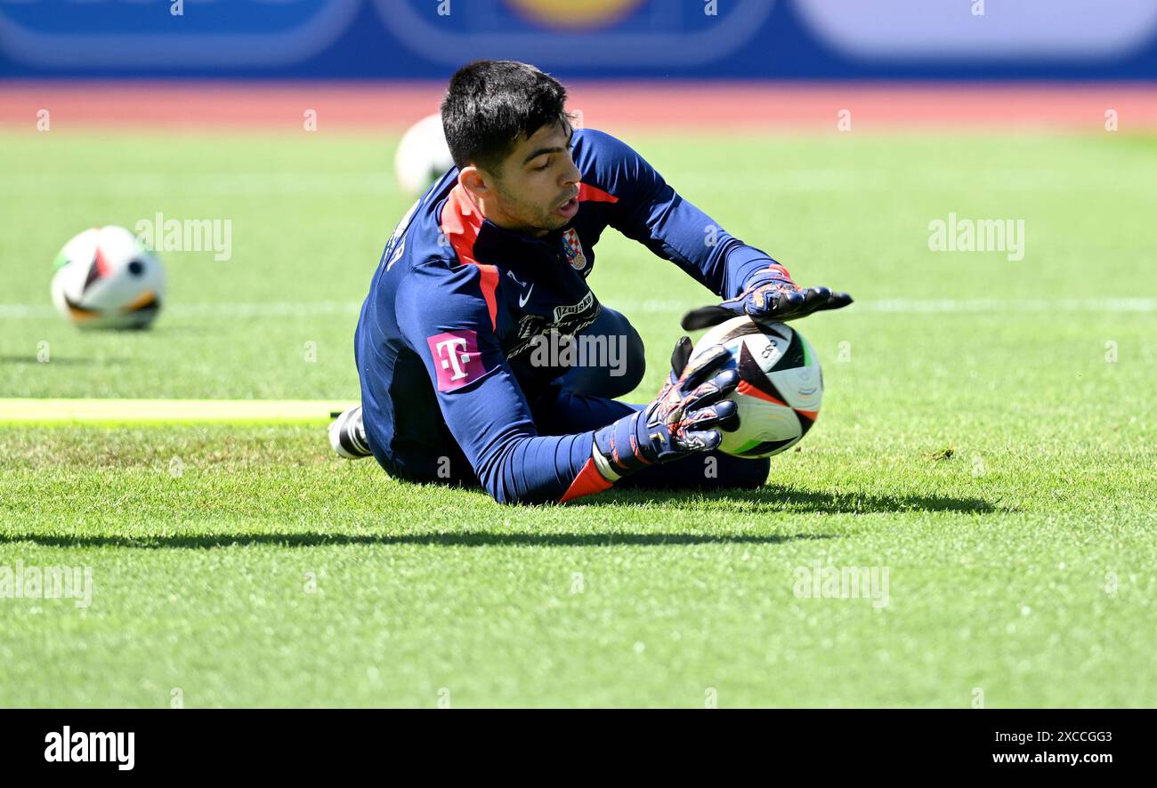 Croatia Goalkeeper Nediljko Labrovic is pictured during a training ...