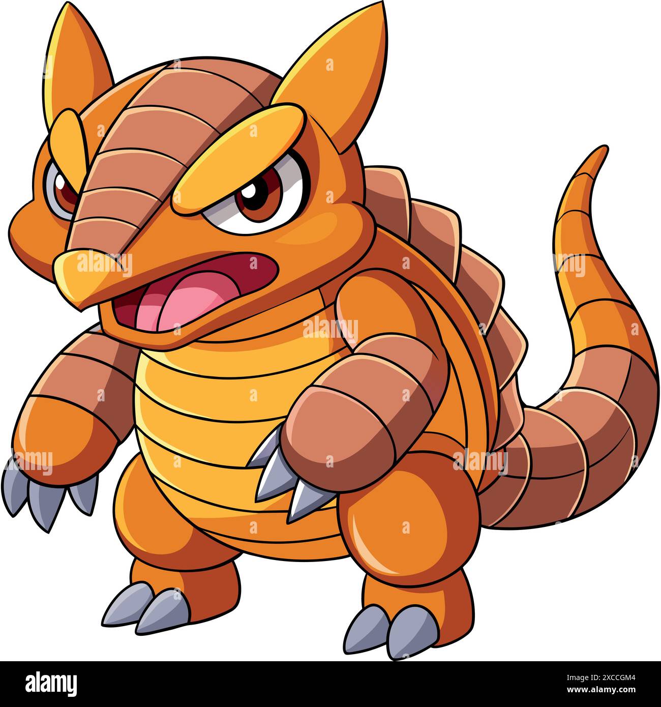 Cute armadillo character icon hi-res stock photography and images - Alamy