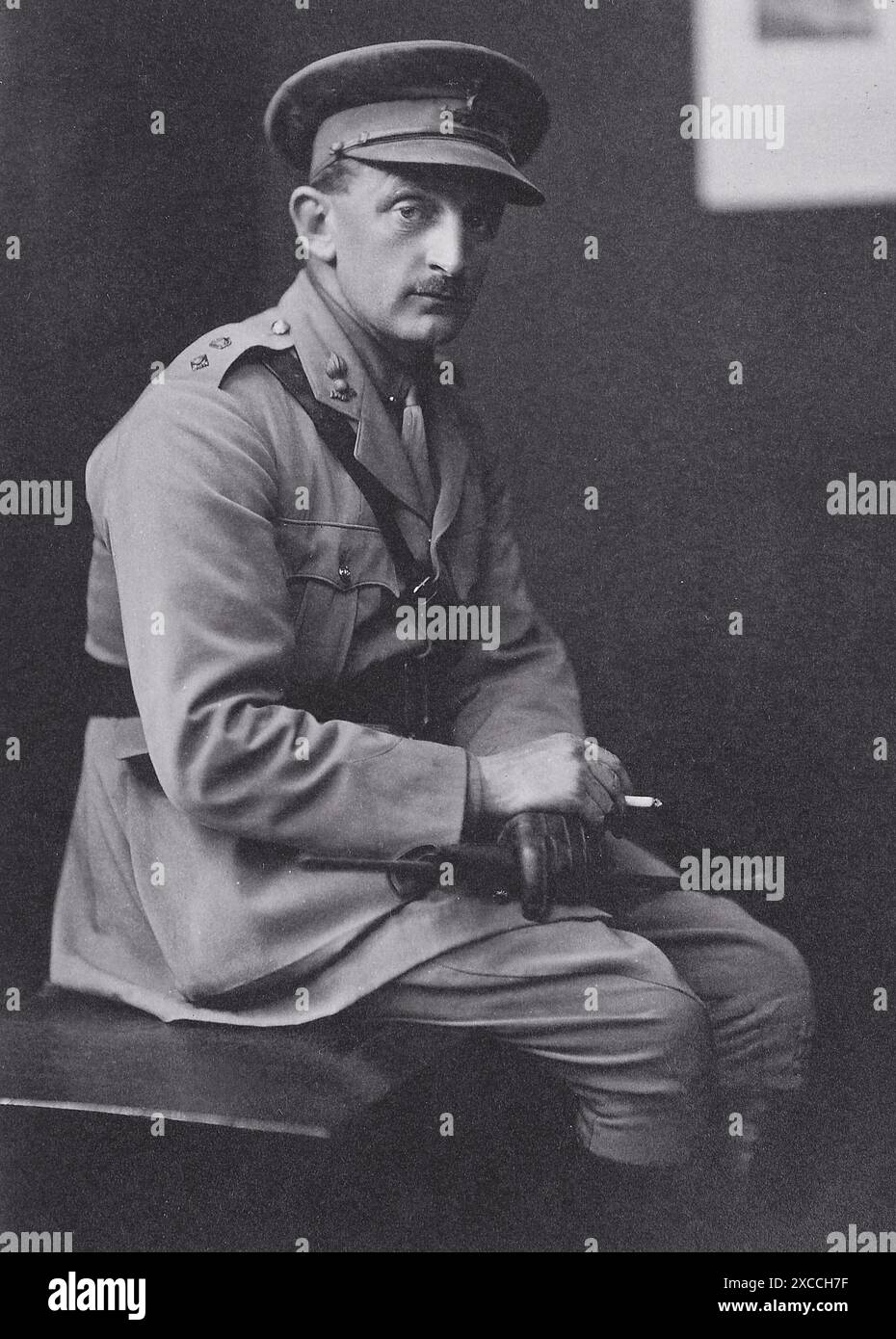 A black and white portrait of Lieutenant Colonel William Briggs ...