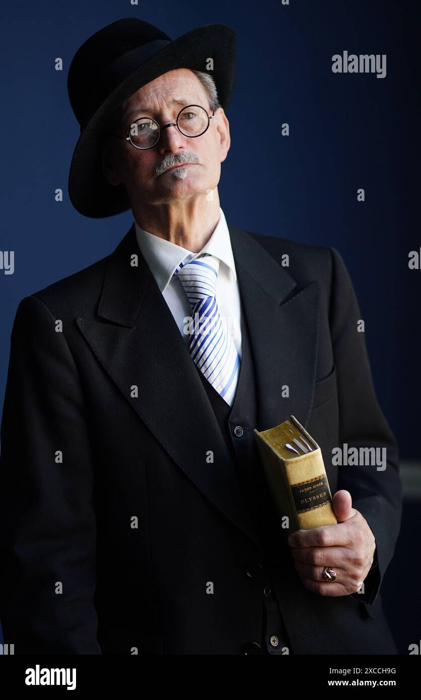 James Joyce lookalike John Shevlin attends the Bloomsday Breakfast at ...
