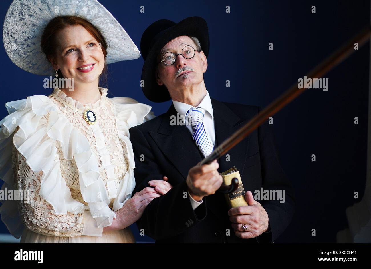 James Joyce lookalike John Shevlin with Raychel O'Connell at the ...