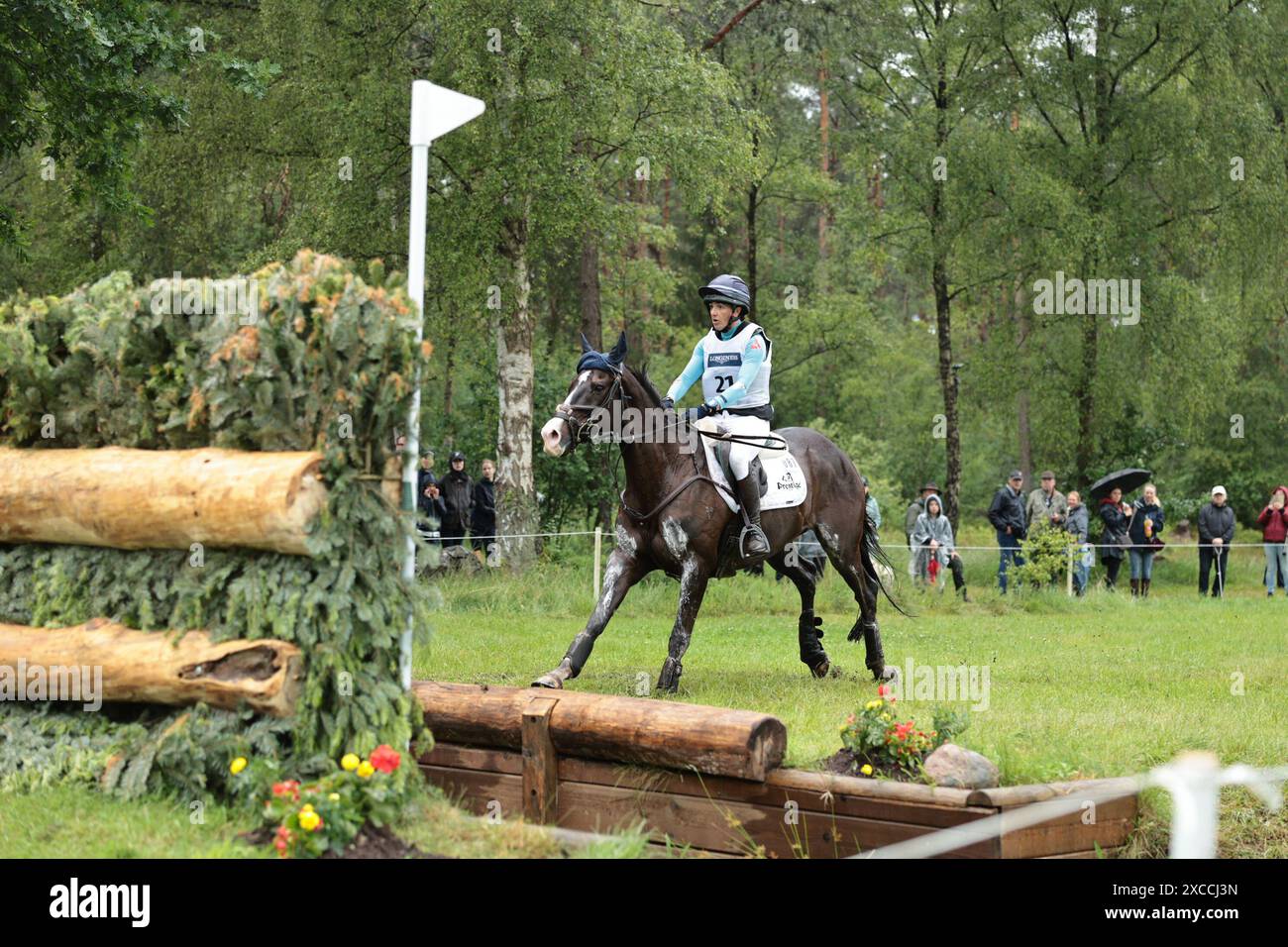 Luhmuhlen, Germany. 15th June 2024. Muzi Pottinger of New Zealand with ...