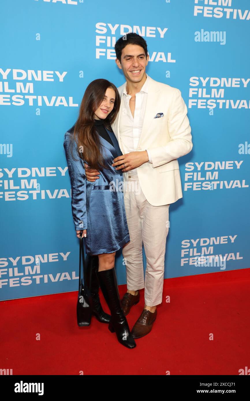 Sydney, Australia. 16th June 2024. Elise Maroun and Julian Maroun ...